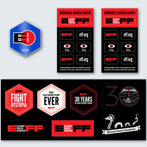 30th Anniversary Sticker Combo – EFF